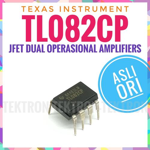 Jual Texas Instrument TL082CP JFET dual Opamp asli original TL082 ...