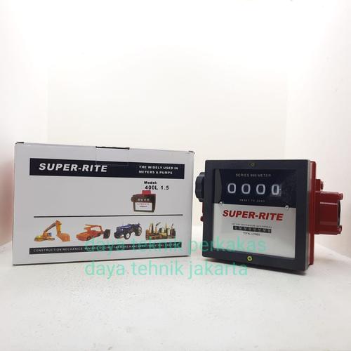 Jual flow meter super Rite 1,5" 4 dijit - meteran solar super-rite 1,5 ...