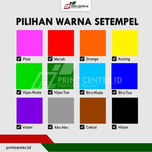 Jual Tinta Stempel Refill Warna - Biru - Kota Samarinda - PRINT CENTER ...