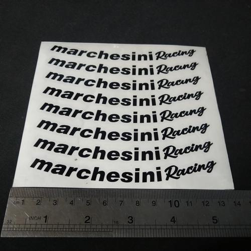 Promo Cutting Sticker Velg motor Marchesini Racing HITAM - Kota ...