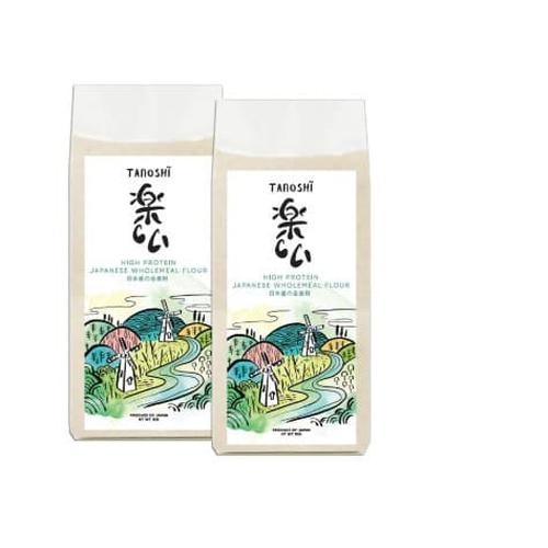 Jual Tanoshi Premium Japanese Japan High Protein Wholemeal Flour 2x1kg ...