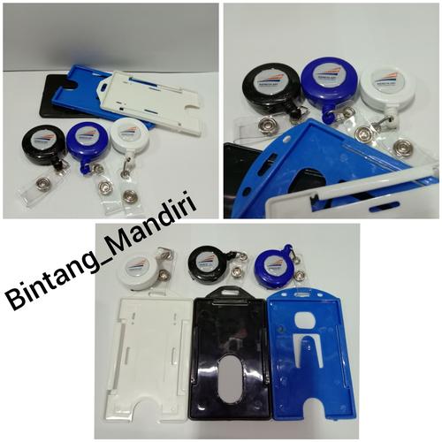 Jual ID Card Name Tag Yoyo Biasa Logo KAI Name Tag Logo Kereta Api ...