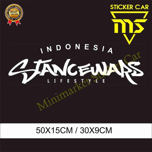 Jual STICKER STIKER JDM INDONESIA STANCEWARS LIFESTYLE KACA MOBIL ...