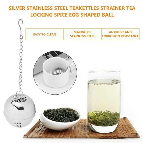 Jual TEMPAT SARINGAN DAUN TEH STAINLESS BESI BULAT BOLA - TEA BAG ...
