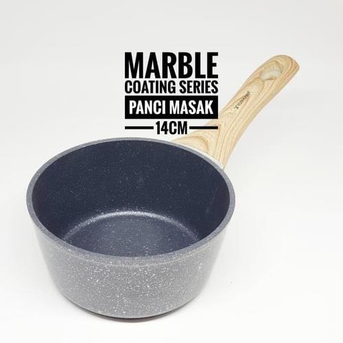 Jual Wajan Panci Sauce Pan Mini Anti Lengket YOSHIKAWA Marble Ceramic ...