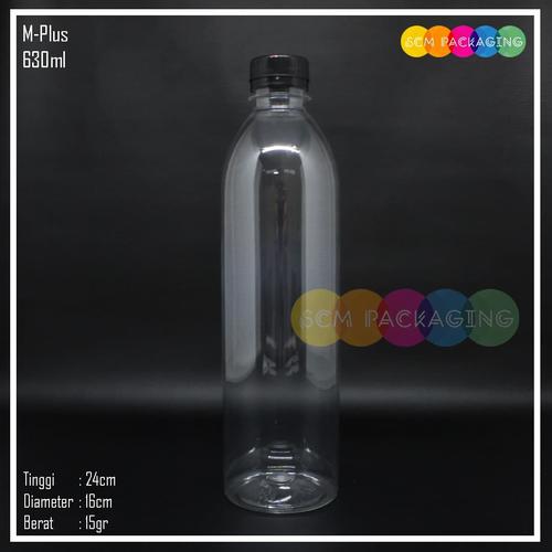 Jual Botol plastik M-Plus 630ml untuk kemasan kopi jus susu dan minuman ...
