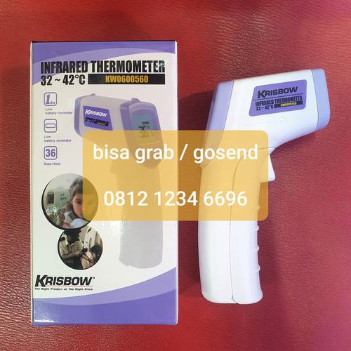 Jual Thermometer Krisbow Infrared Gun / Thermometer Sensor Suhu Badan ...