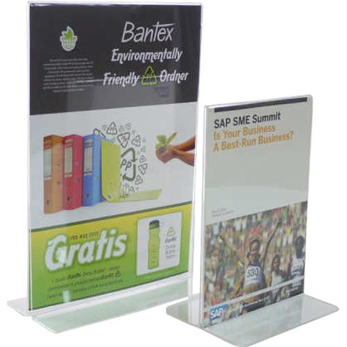 Jual Bantex Acrylic Stand UP Sign Holder Acrylic A4 A5 - A5 - Kota ...