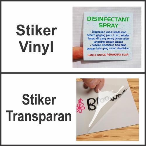 Jual Cetak Custom Stiker Sticker Vinyl / Transparan A4 Murah - Jakarta ...