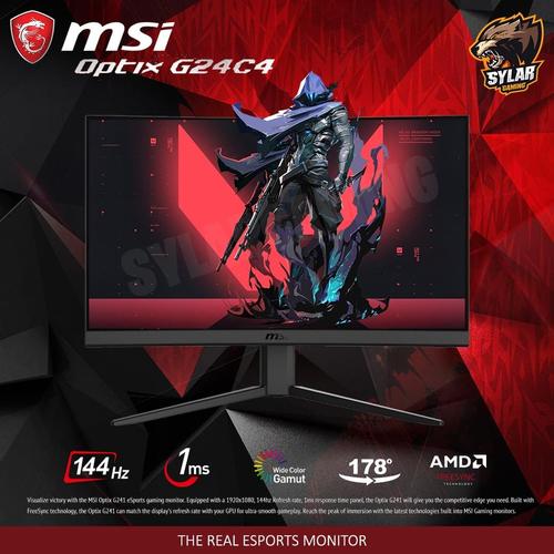 Jual MSi Optix G24C4 144Hz 24inch Curved Esports Monitor - Jakarta ...