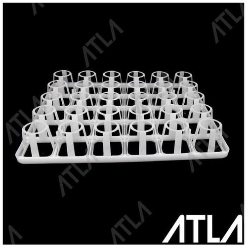 Jual Paket Tray 30 Lubang Square Pot 7 cm Putih Kotak Seedling KT041 ...