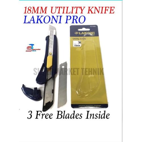 Jual Cutter 18mm Heavy Duty Lakoni Pro-Pisau Karter - Jakarta Utara ...