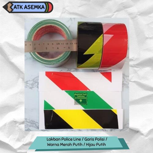 Jual Lakban Police Line / Garis Polisi / Merah Putih / Hijau Putih ...