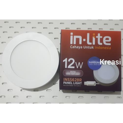 Jual INLITE DOWNLIGHT LED PANEL LIGHT 12W / 12WATT IN-LITE INSS628R ...