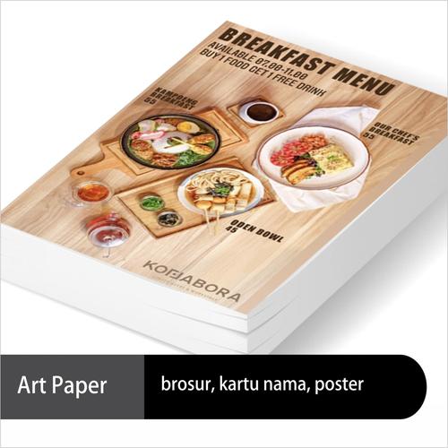 Jual Cetak A3+ FULL COLOR Art Paper 260gram - 230 - Kota Surabaya ...