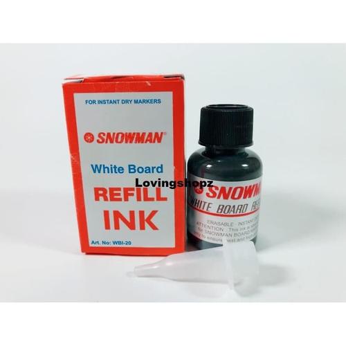 Jual Tinta snowman whiteboard marking ink, refill tinta snowman ...