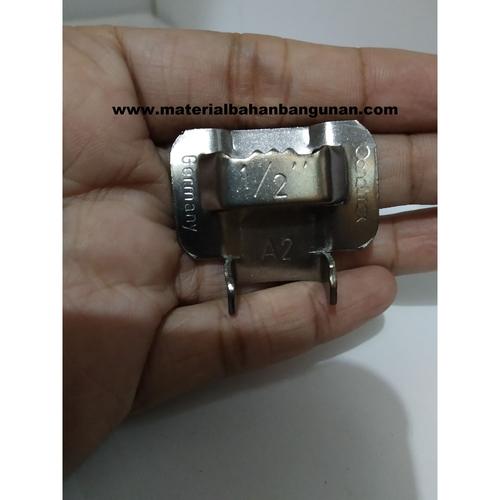 Jual Klem Pengencang Tiang Listrik 13 mm Clamp Packing Barang Kelem ...