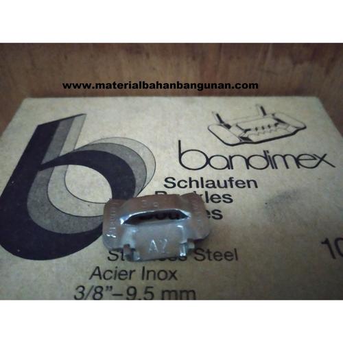 Jual Klem Buckles 9 mm inch Straping Plat Band it Stainless Pengikat ...