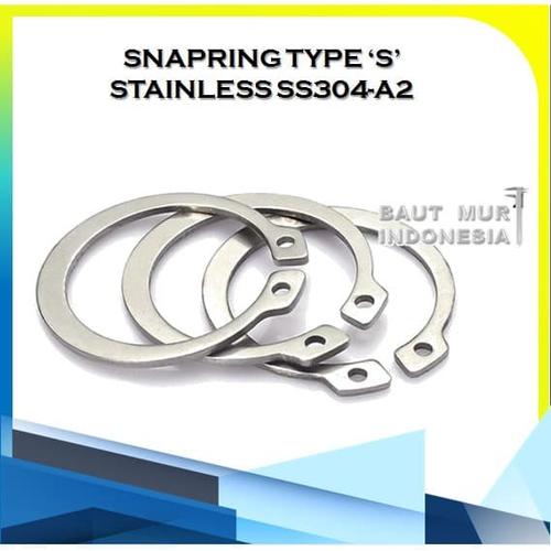 Jual CIRCLIP SNAPRING STAINLESS SS304 TYPE - S20 EXTERNAL LOCKING SNAP ...