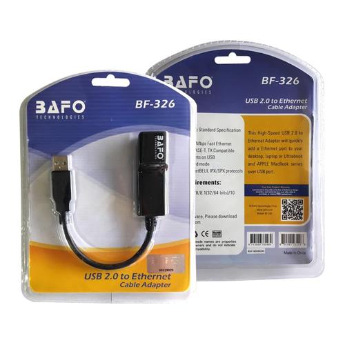 Jual USB to LAN Bafo BF 326 BF326 USB 2.0 to LAN Ethernet Kabel Adapter - Kota Surabaya ...