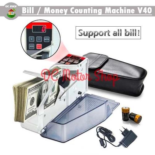Jual V40 Mesin Penghitung/Hitung Uang Mini Portabel Money Counter ...