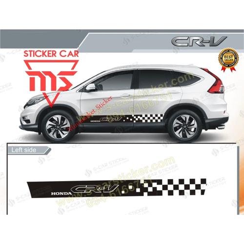 Jual stiker honda srv hrv brv side decal sticker mobil custom text ...