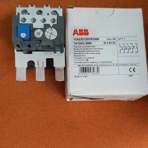 Jual TA75DU-80M (60~80A), THERMAL OVERLOAD RELAY,ABB - Jakarta Barat ...