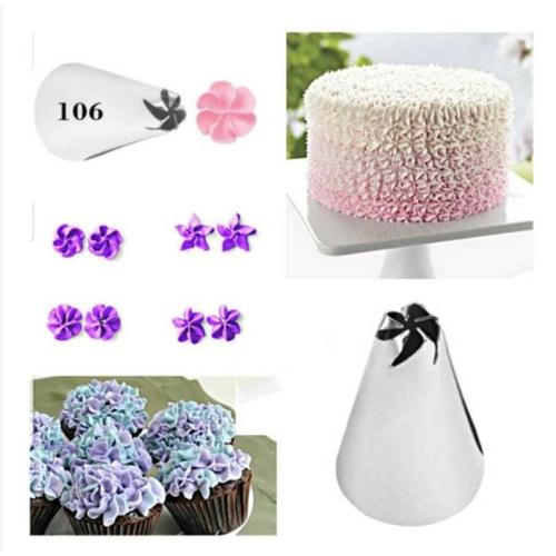 Jual Spuit no 106 spuit bintang spuit bunga mawar dekorasi kue ulang ...