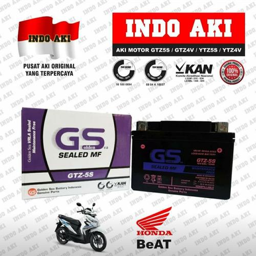 Jual Aki Motor Honda Beat FI CW CBS CARBU KARBU GTZ5 GTZ5S GTZ 5S Accu MF - Kota Surabaya - Indo ...