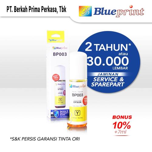 Promo Tinta Epson 003 BLUEPRINT For Printer Epson 72ml Yellow - Kuning ...
