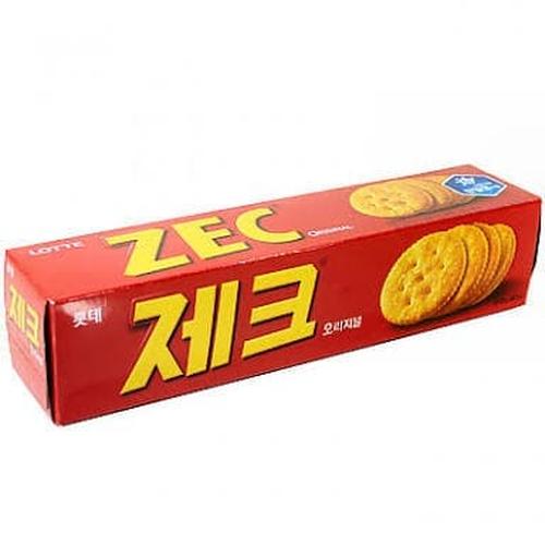 Jual Lotte Korean Zec Cheese Crackers Krekers Keju Korea 100gr ...