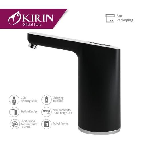 Jual PROMO KIRIN Pompa Galon Elektrik Rechargeable Pump KRP 008 - Black - Kota Depok - rantang ...