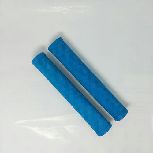 Jual promo handgrip hand grip sepeda fixie karet silicon blue biru muda ...