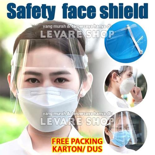 Jual Safety Face Shield Mask Pelindung Wajah Muka Medis APD Dental ...