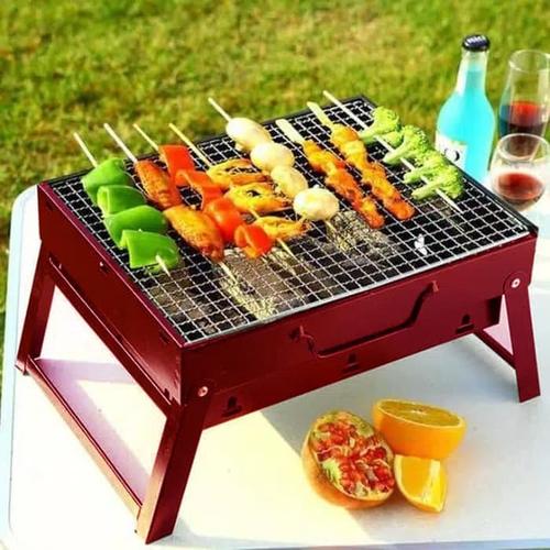 Jual Barbeque Grill Alat Panggangan Portable Mini Lipat Sate BBQ ...