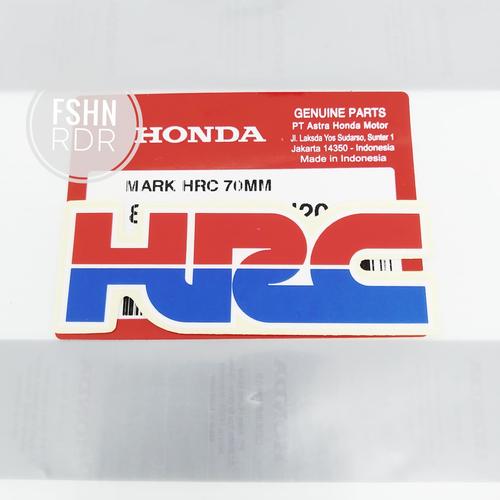 Jual Stiker Sticker HRC Honda Logo Label Ori CBR CB Blade Vario ADV ...