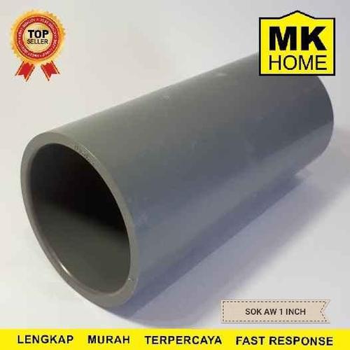 Jual Rucika Socket 1 inch Aw/ Sok 1 in PVC /Sock Polos Sambungan Pipa ...