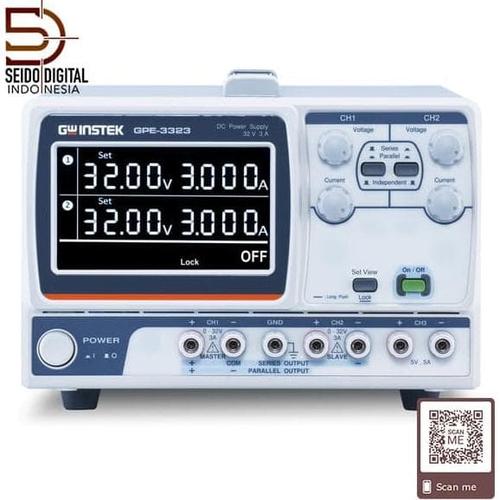 Jual Gw Instek Gpe 3323 - Linear Dc Power Supply, 3 Channels ...