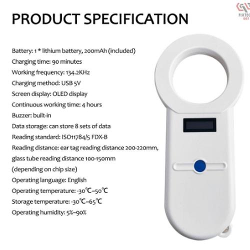 Jual alat pembaca scanner scan chip anjing kucing hewan universal ...