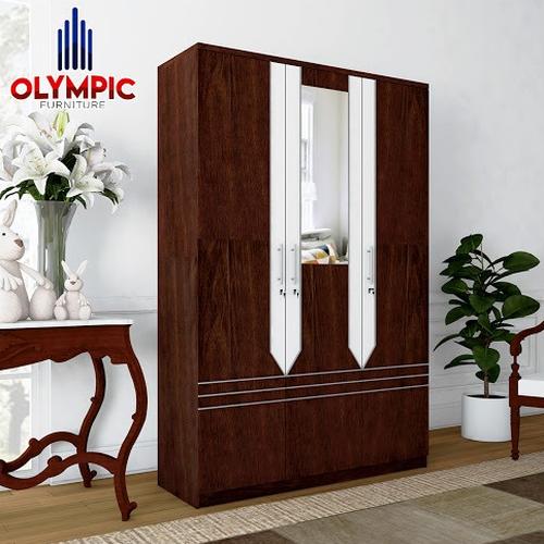 Jual Lemari pakaian lemari baju 3 pintu cermin minimalis Olympic Hector ...