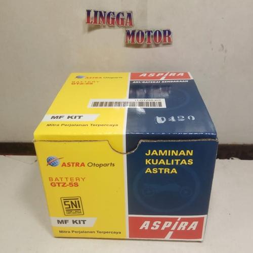 Jual Aki Motor Aspira GTZ5S MF KIT Aki Kering - Kota Bandung - Lingga ...