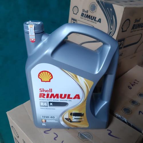 Jual shell rimula R4X 5liter - Kota Palembang - Rico Motor | Tokopedia