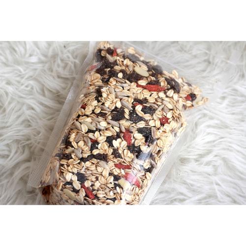 Promo Muesli Mix 500gr (Raisin & Goji) NO SUGAR - Cereal Oat RAW ...