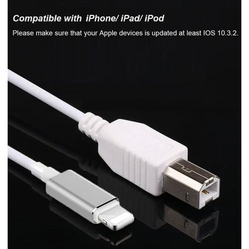 Promo Kabel Iphone/Ipad ke Piano/Keyboard, Lightning to MIDI Cable, USB ...