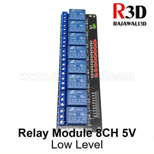 Jual Relay Module 8 Channel 5V Low Level Trigger - Kab. Temanggung ...