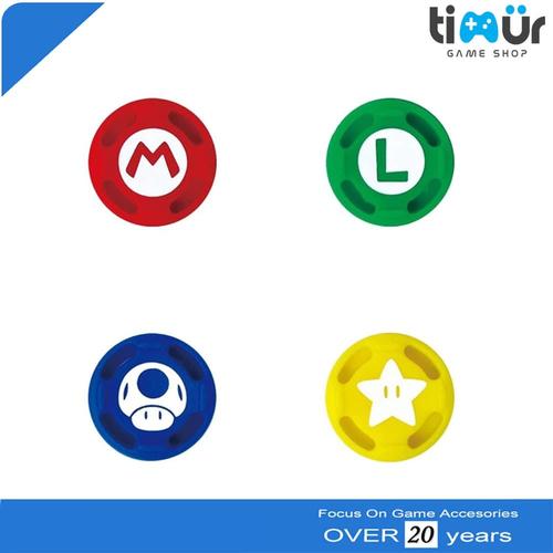 Promo Silikon Analog Thumb Stick Super Mario Caps Joy-Con Nintendo ...