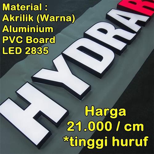 Jual Huruf Timbul Signage Akrilik Aluminium LED - Kab. Tangerang ...