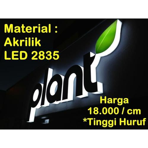 Jual Huruf Timbul Signage FULL Akrilik LED - Kab. Tangerang - Level Up ...