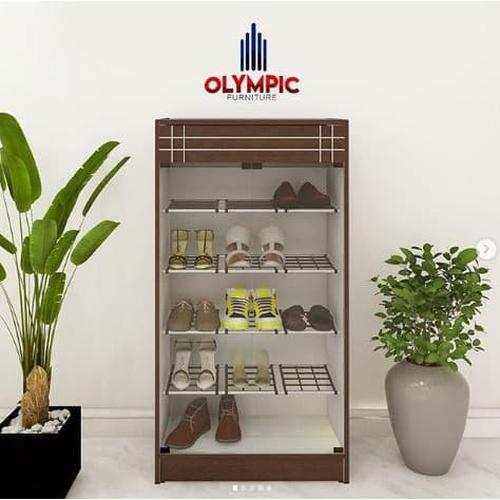 Jual Rak sepatu rak sendal kaca lemari sepatu minimalis - Olympic LS ...