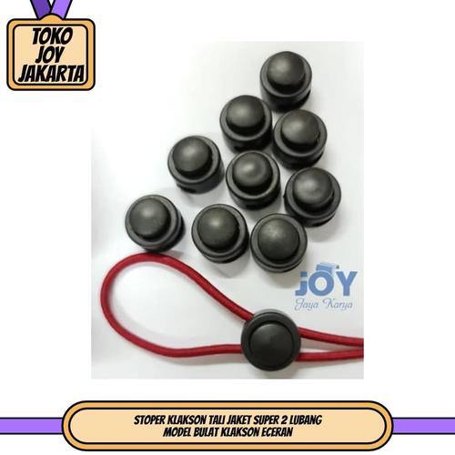 Jual Stoper Klakson Tali Jaket Super 2 Lubang Model Bulat Klakson ...